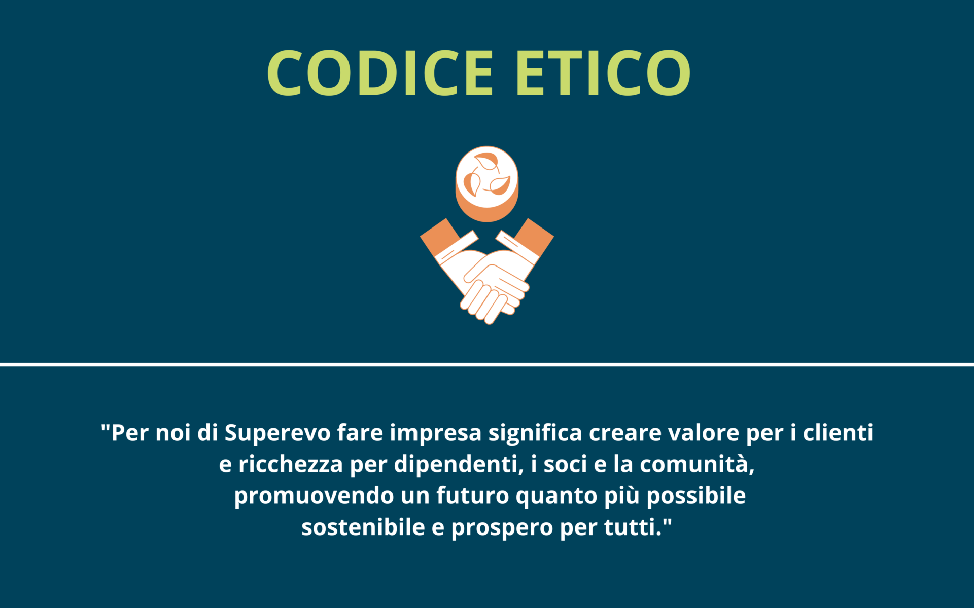 Superevo adotta il proprio CODICE ETICO - Superevo
